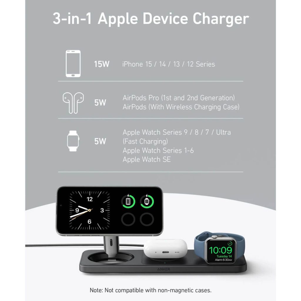 Anker MagGo Wireless Charging Station – iSystem